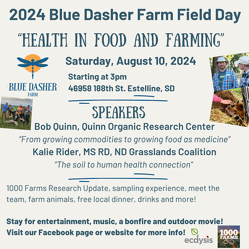 Regenerative Agriculture | Blue Dasher Farm | South Dakota